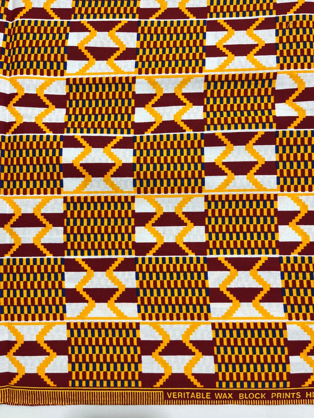 Ankara African Kente Wrapper Wax Print sell by 6 Yards 100% - Etsy Canada