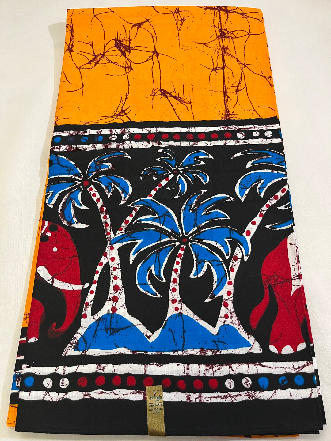 Elephant Design Best Quality Batik Print Fabrics Elegant and Exclusive ...