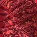 RED Exotic Stretch Sequin Lace Fabric/ Stretch Sequins Fabric/ Red ...