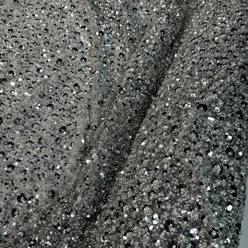 Silver Fabric - Etsy
