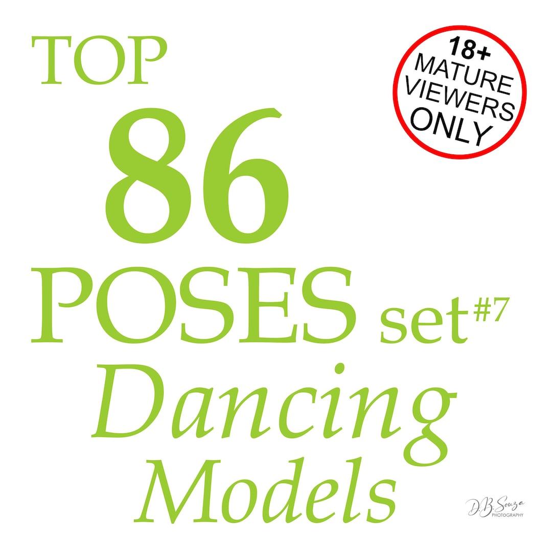 Digital Set of Dancing Poses for Models, Dance Poses, Art Reference ...
