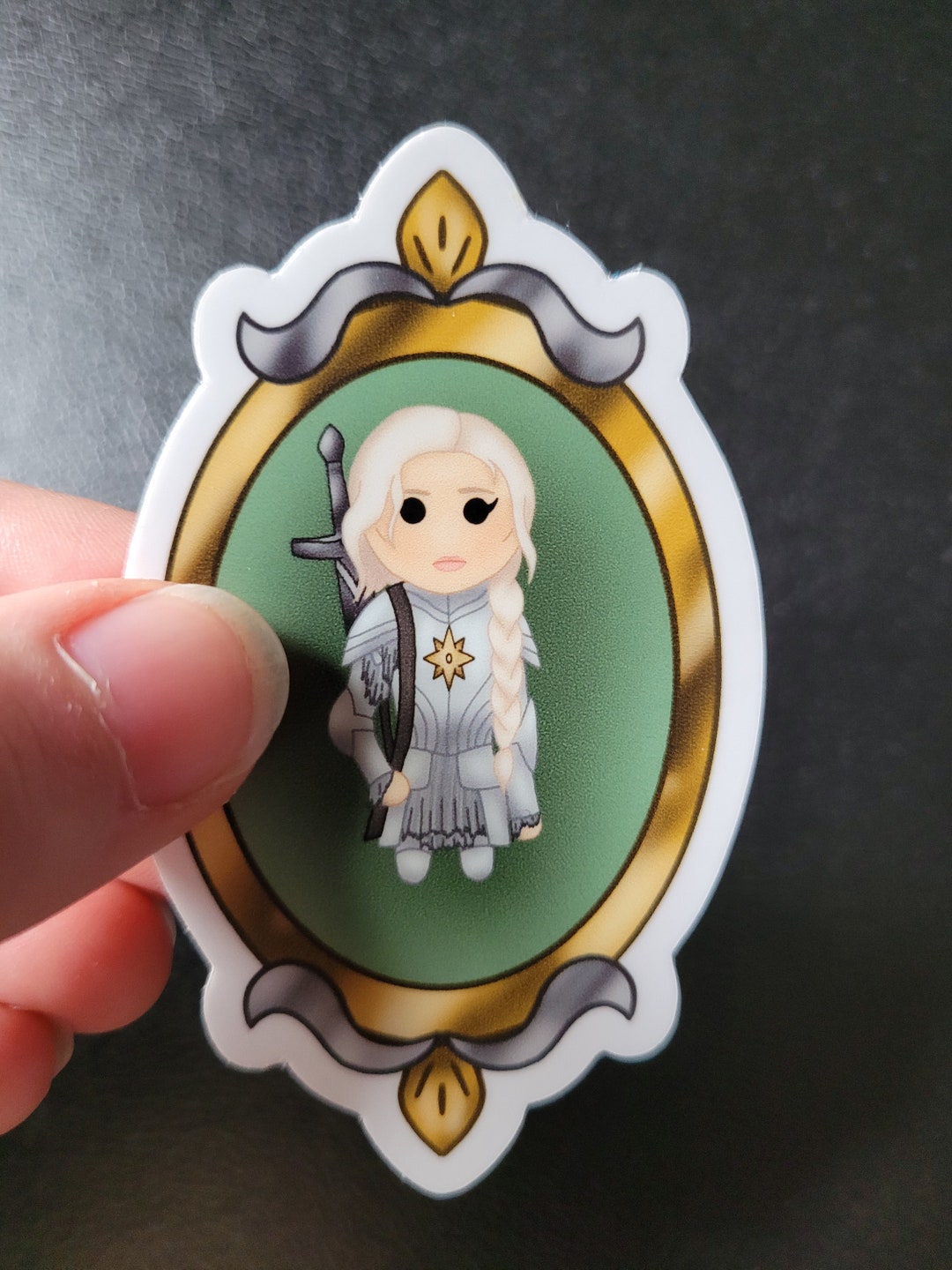 Elf Warrior Chibi Sticker - Etsy