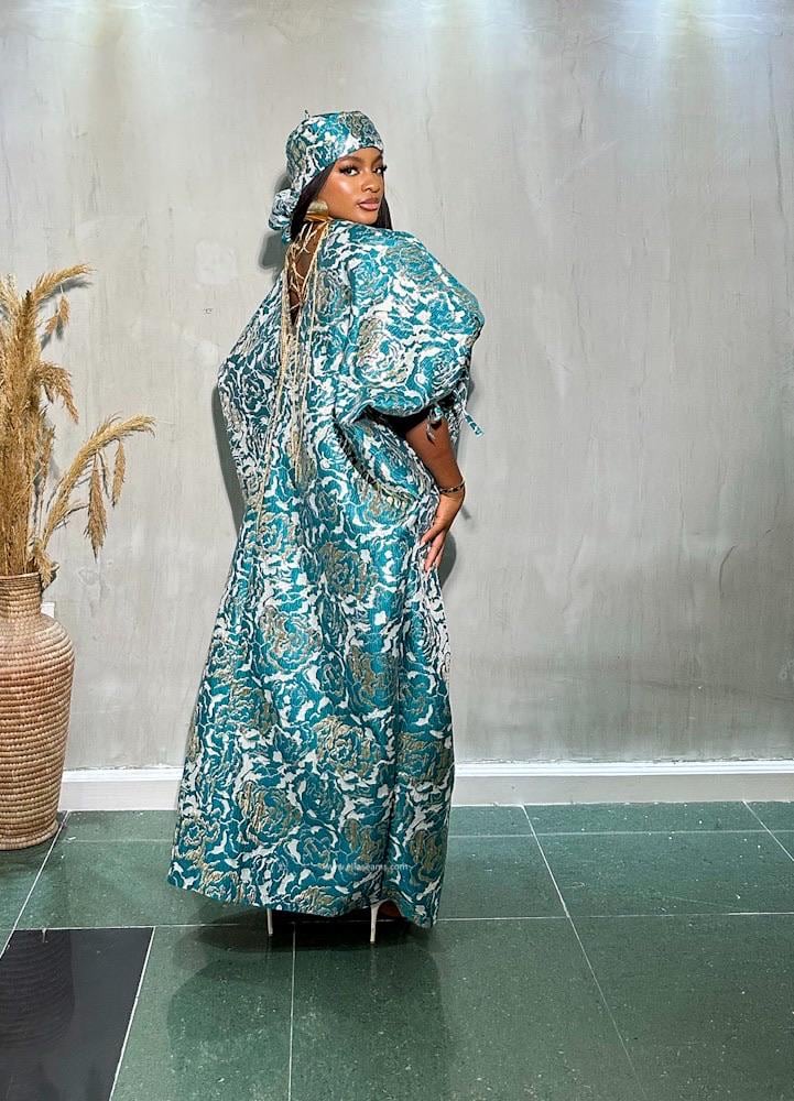 African Kaftan Bubu Damask Outfit for Every Woman Made With Quality ...