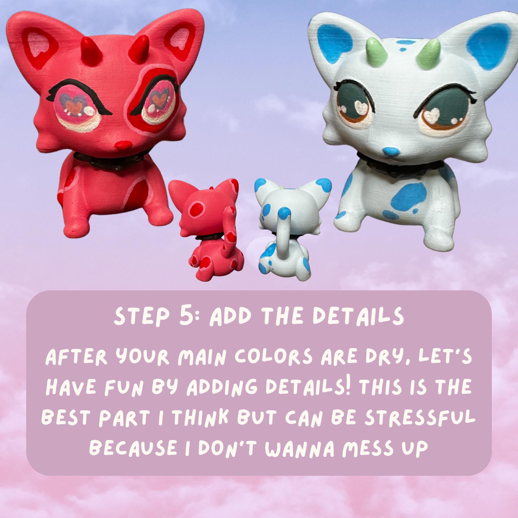Littlest Pet Shop-inspired Designer Toy Custom Blank Model for Painting ...