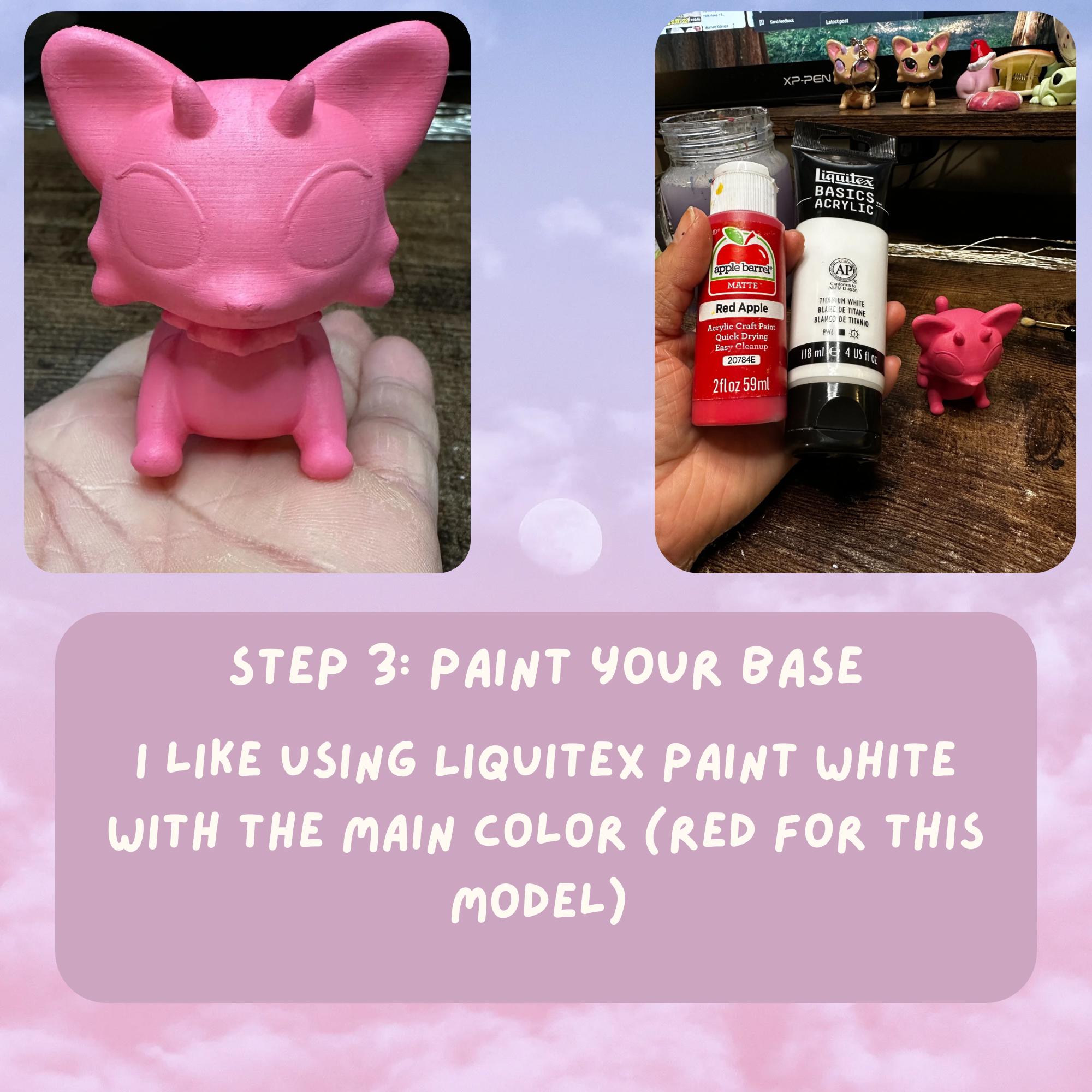 Littlest Pet Shop-inspired Designer Toy Custom Blank Model for Painting ...