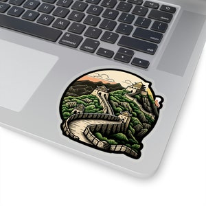 Great Wall of China Sticker, Wall of China Sticker, Great Wall of China ...
