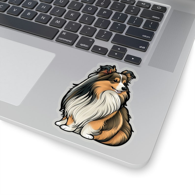 Sheltie Sticker, Shetland Sheepdog Sticker, Sheltie Decal, Cute Sheltie ...