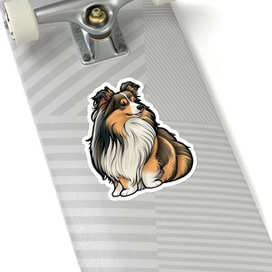 Sheltie Sticker, Shetland Sheepdog Sticker, Sheltie Decal, Cute Sheltie ...