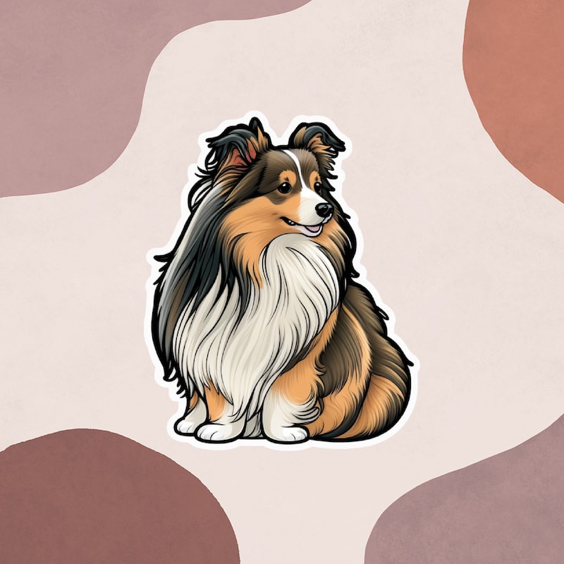 Sheltie Stickers - Etsy