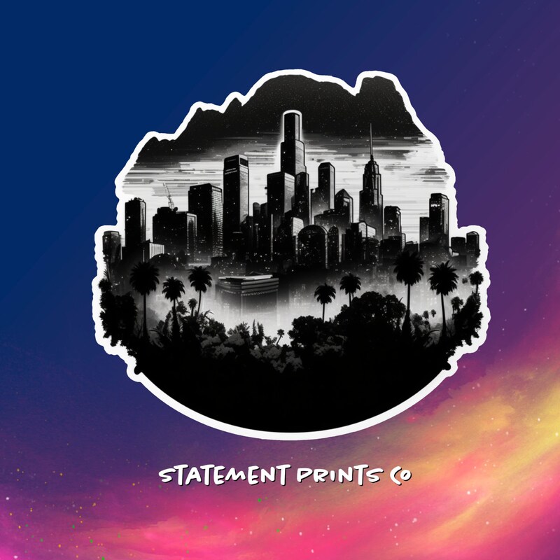 Los Angeles Sticker - Etsy
