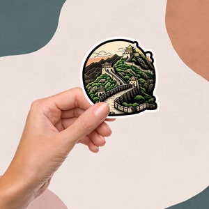 Great Wall of China Sticker, Wall of China Sticker, Great Wall of China ...