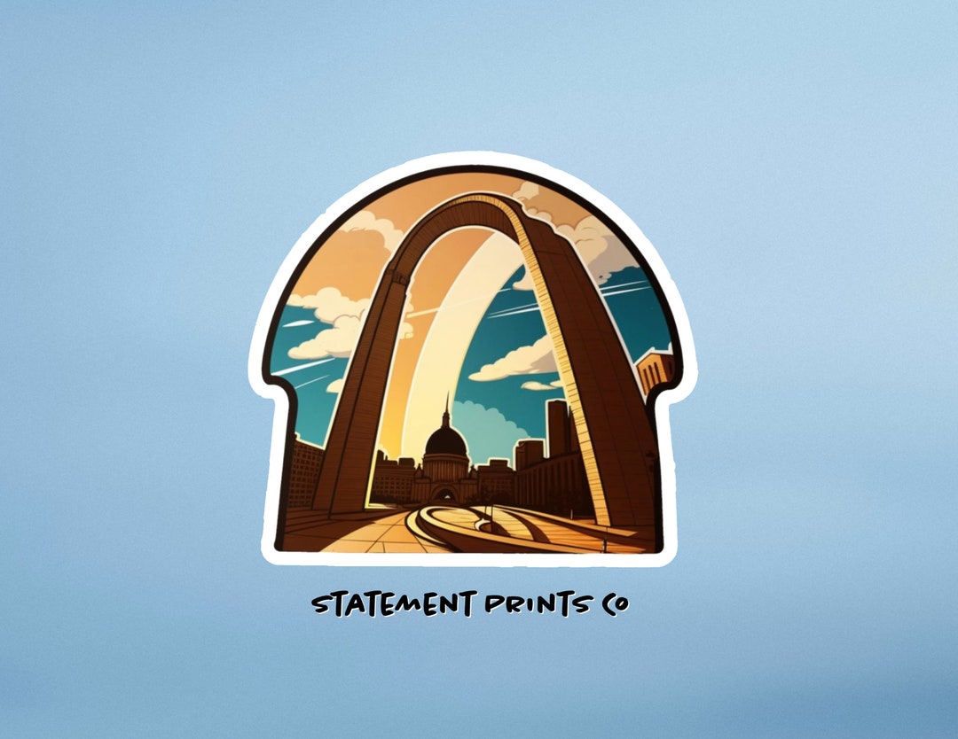 Saint Louis Sticker, St Louis Sticker, St Louis Decal, Golden Arches ...