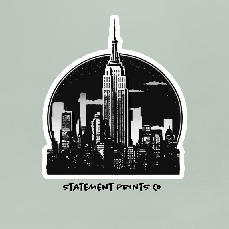 Empire State Building Sticker - Etsy
