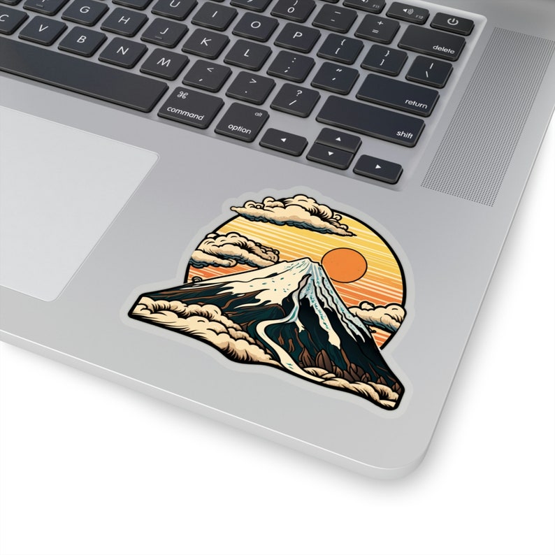 Mount Fuji Sticker Fuji Sticker Japan Sticker Japan Mount - Etsy