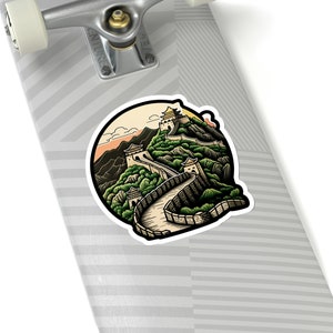 Great Wall of China Sticker, Wall of China Sticker, Great Wall of China ...