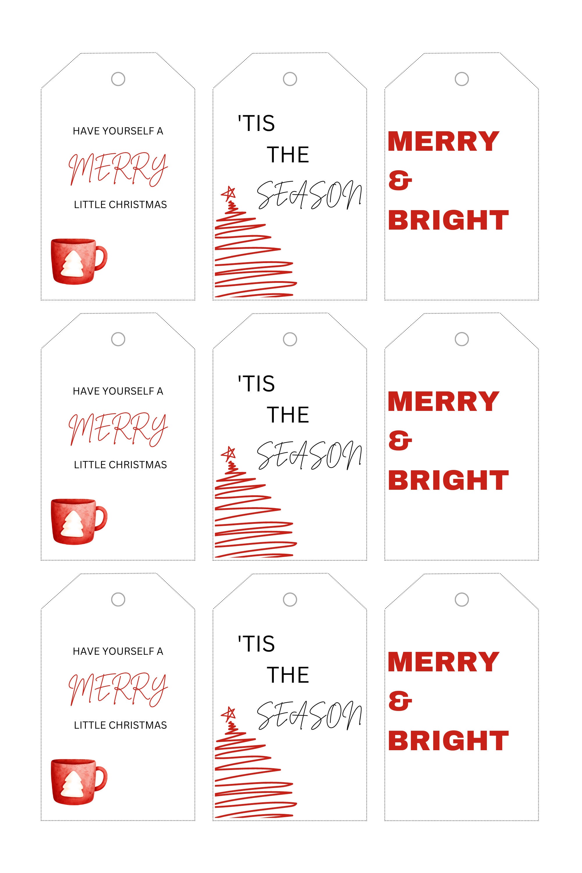 Christmas Gift Tag - Etsy