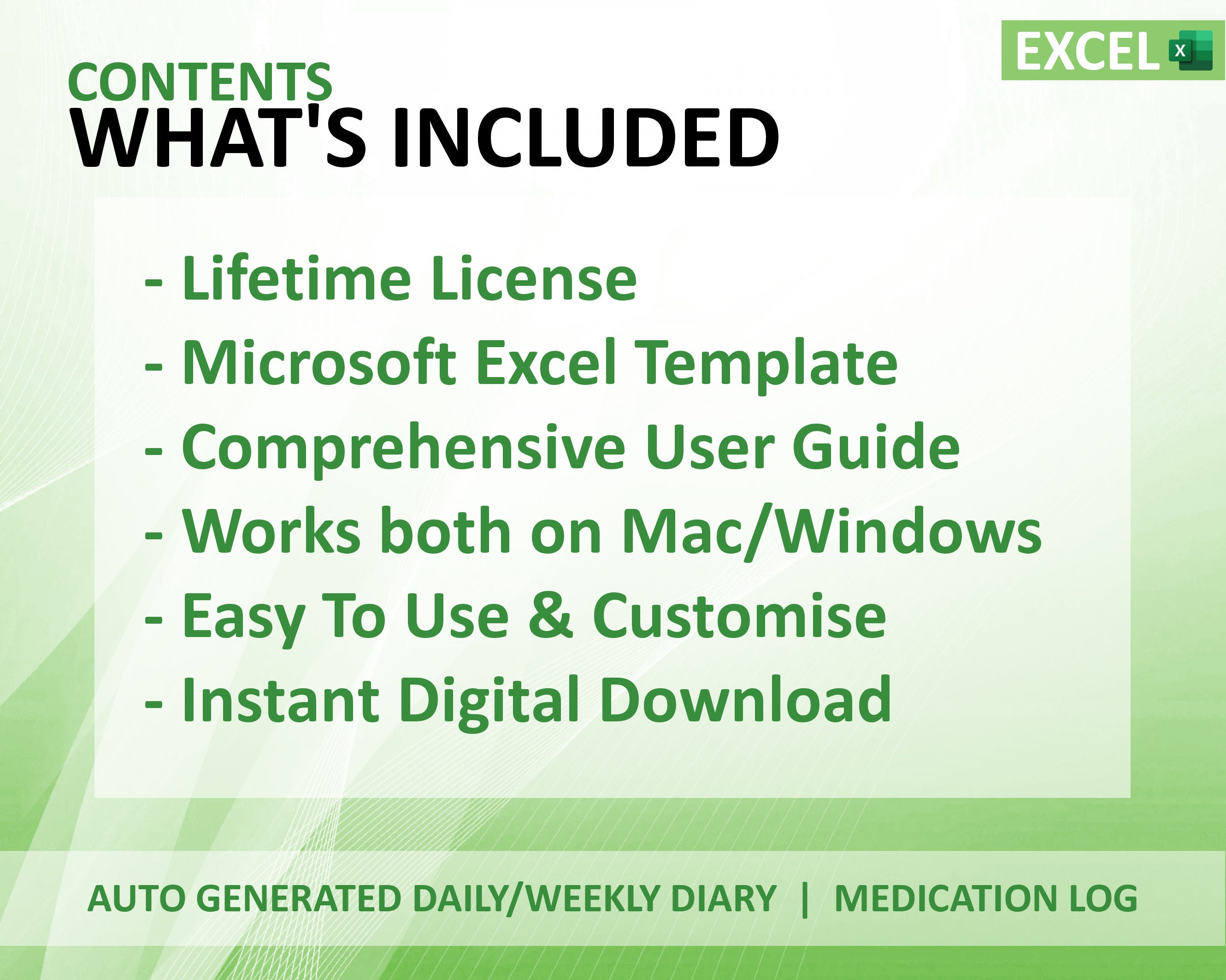Ultimate Medication Tracker Spreadsheet - Etsy