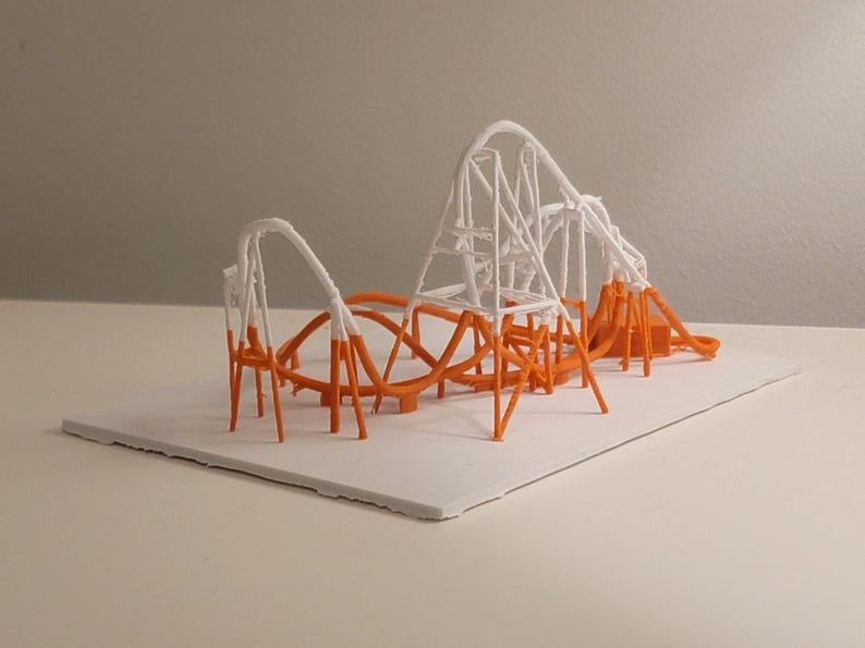 Hyperia 3D Model - Thorpe Park - Etsy