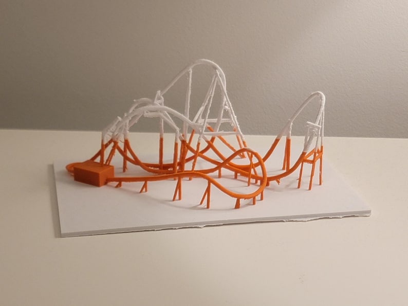 Hyperia 3D Model - Thorpe Park - Etsy