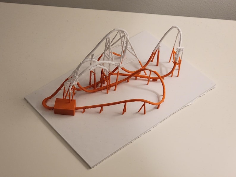 Hyperia 3D Model - Thorpe Park - Etsy