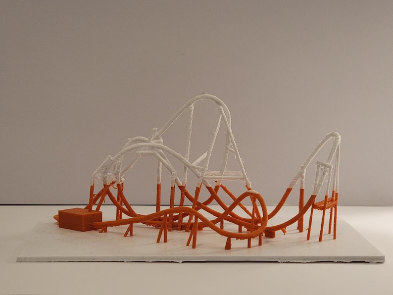 Hyperia 3D Model - Thorpe Park - Etsy