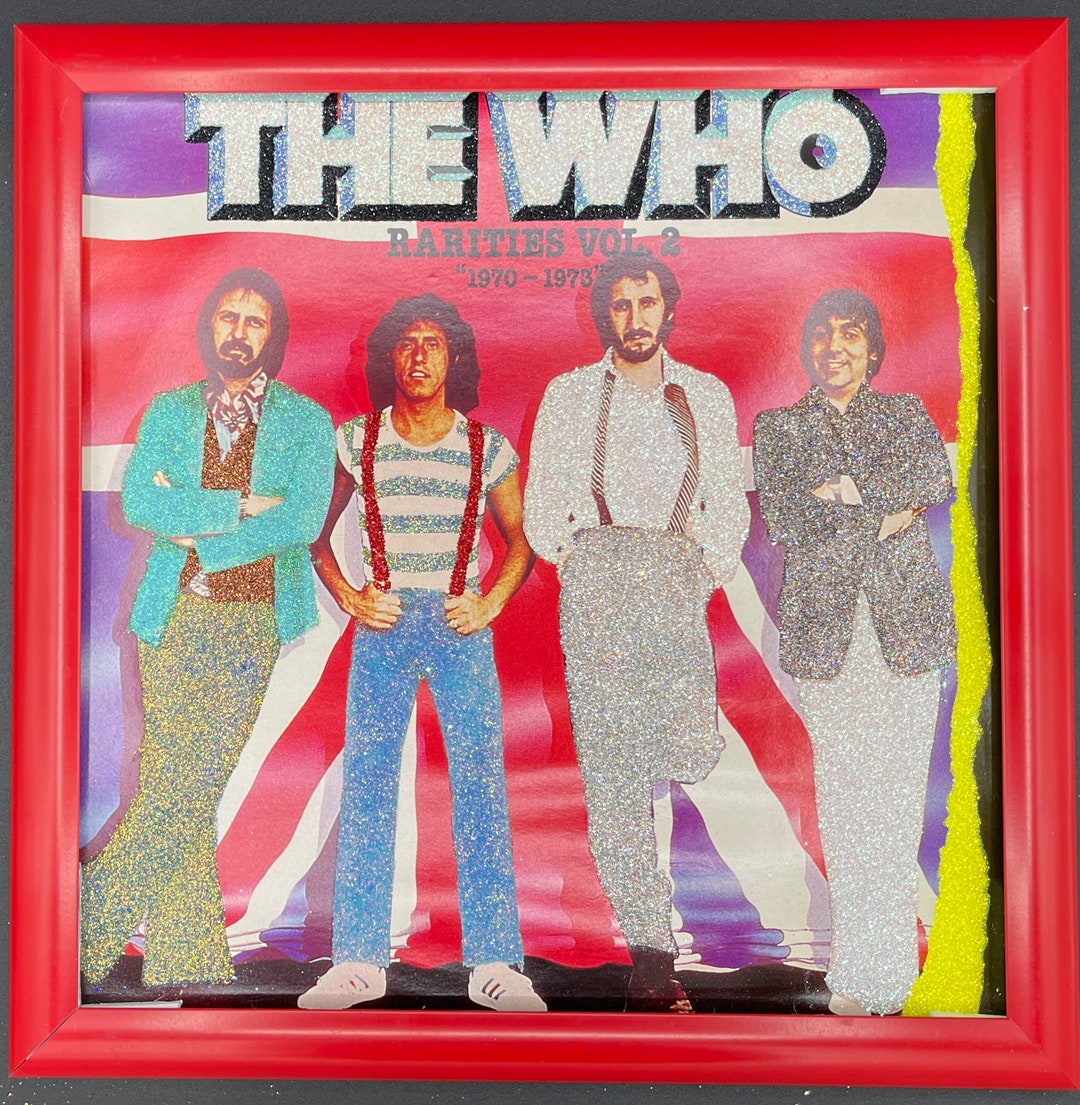 The WHO Rarities Vol. 2 Glittered Framed Vintage Vinyl Album Cover ...