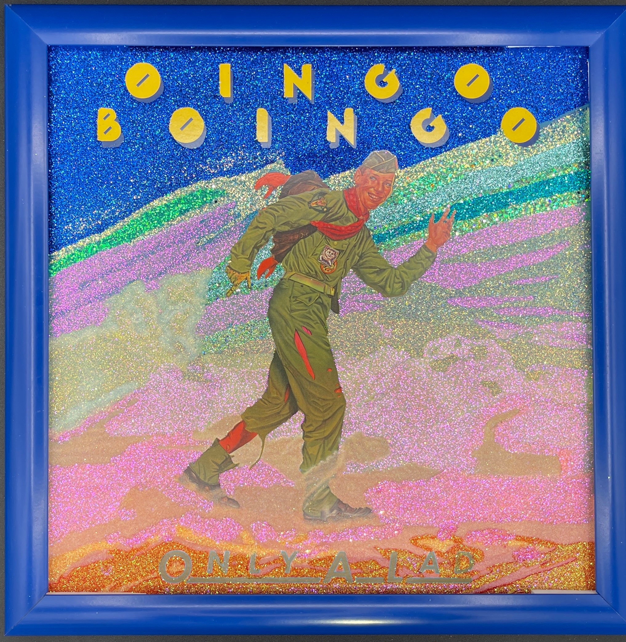 Oingo Boingo Only A Lad Framed Glitter Enhanced Vintage Record Album ...