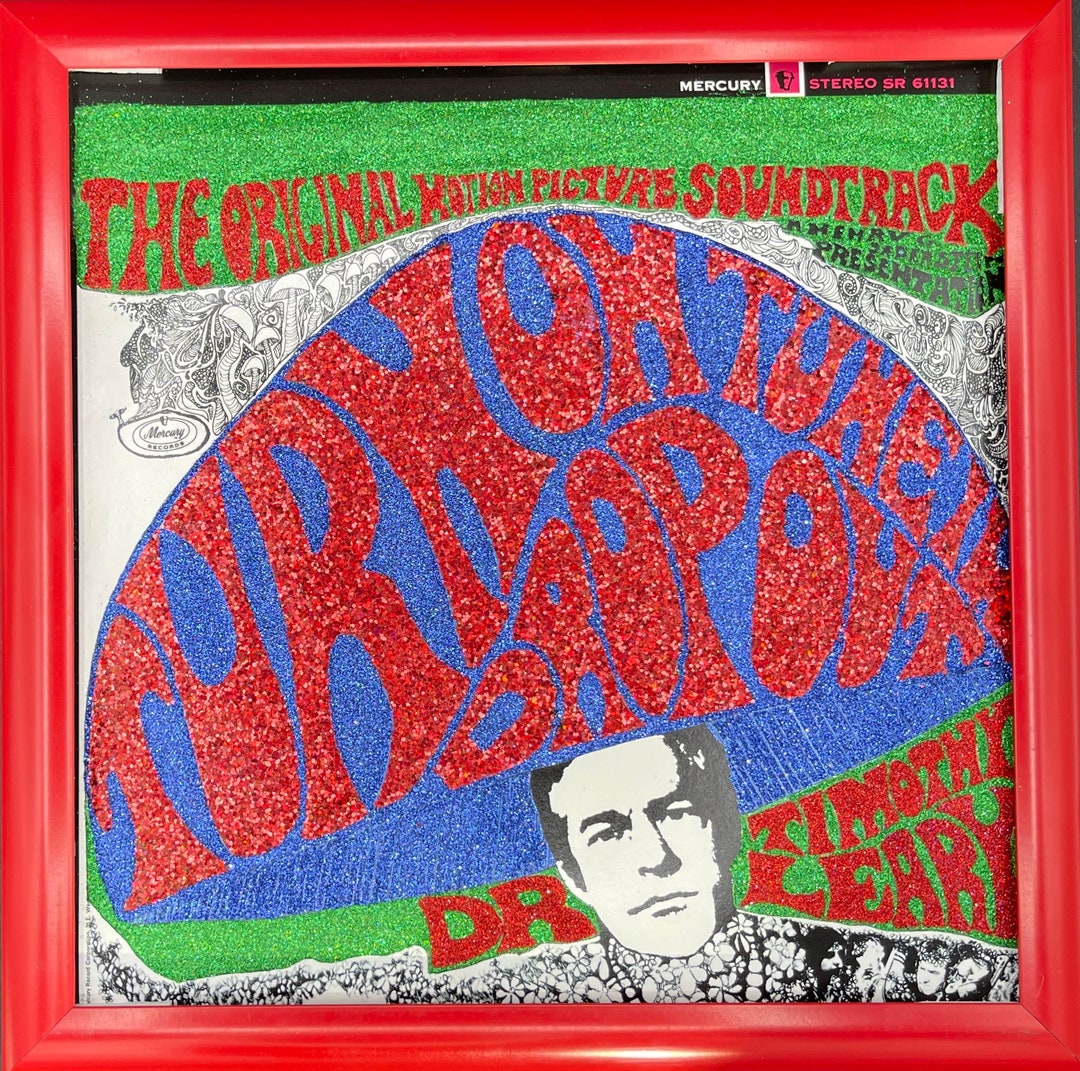 Timothy Leary Turn on Tune in Drop Out Glittered Framed Album - Etsy