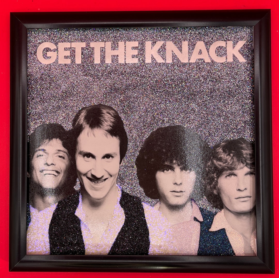 The Knack Get the Knack Framed Glitter Enhanced Vintage Record Album ...