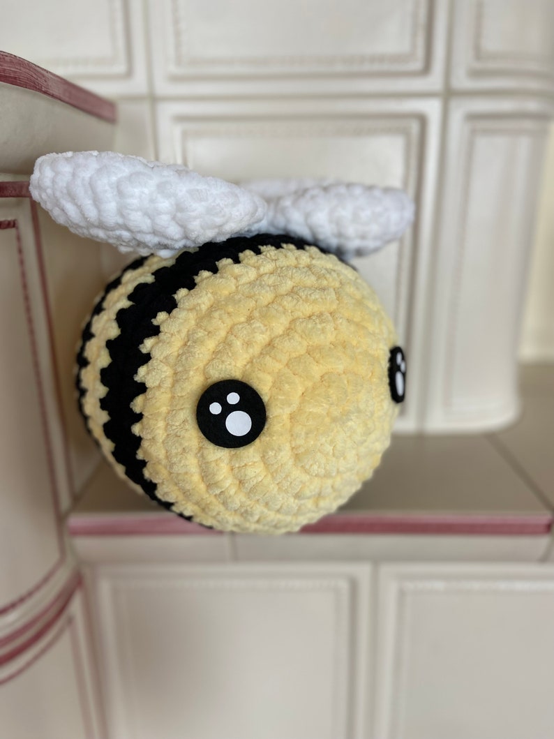 Giant Chenille Crochet Bee - Etsy