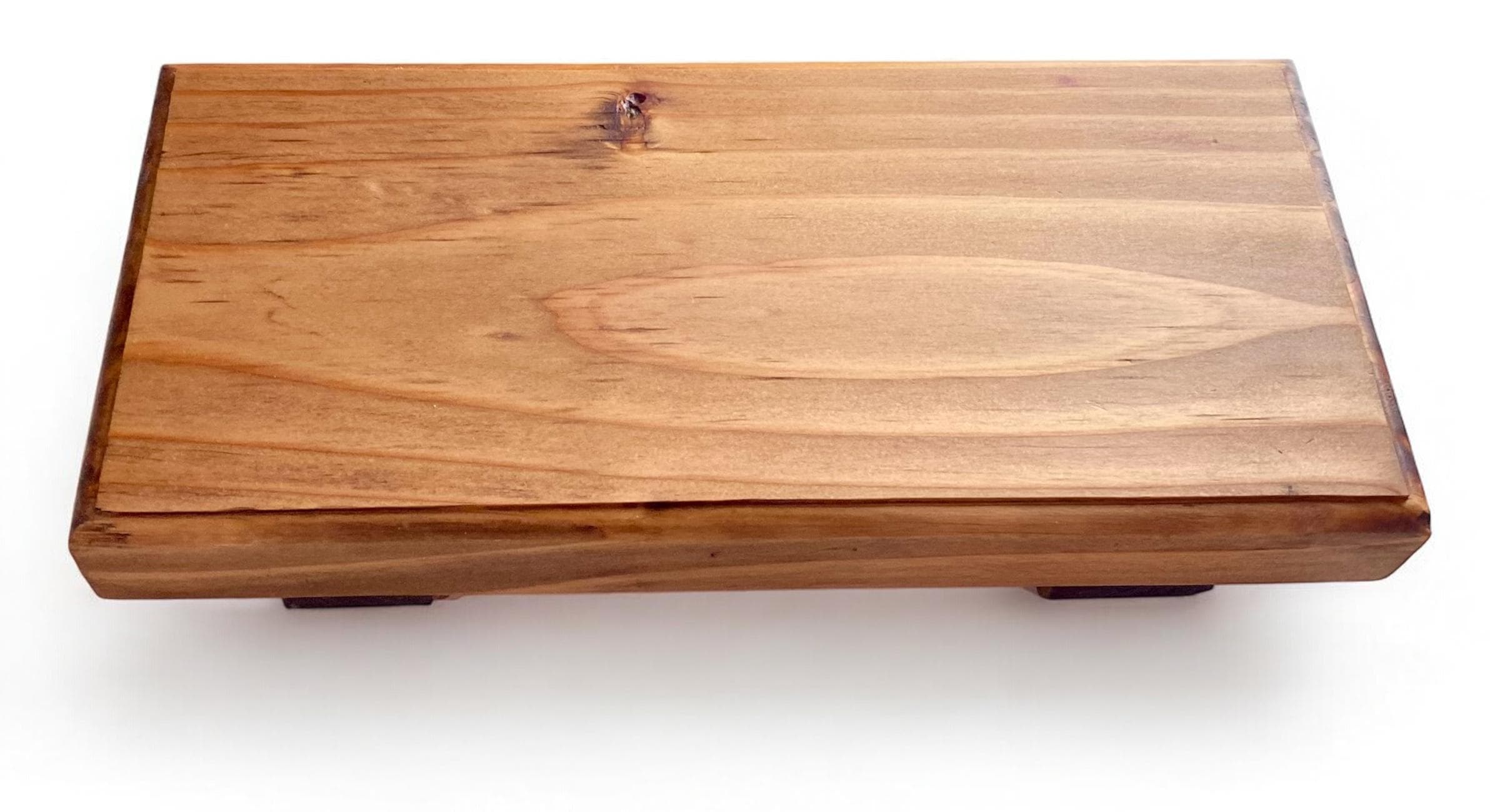 Rustic Handcrafted Wooden Display Stand With Curved Top | Solid Wood ...