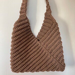 Brown Crochet Bags , Handmade Bags , Knitting Bags , Crochet Pattern ...