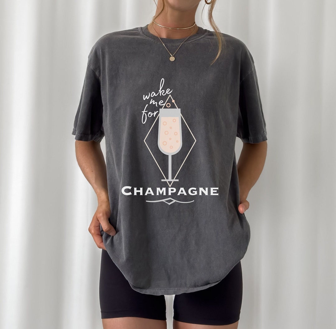 Champagne Shirt Wake Me for Champagne Tshirt New Years Eve Tee ...