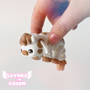 Cute Cow, .STL File for 3d Printing, Articulated, Cute Pet Flexi, Print ...