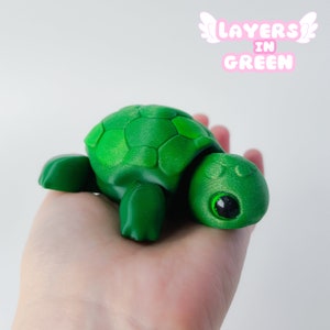 Turtle, .STL File for 3d Printing, Art Toy, Cute Pet Flexi, Print-in ...