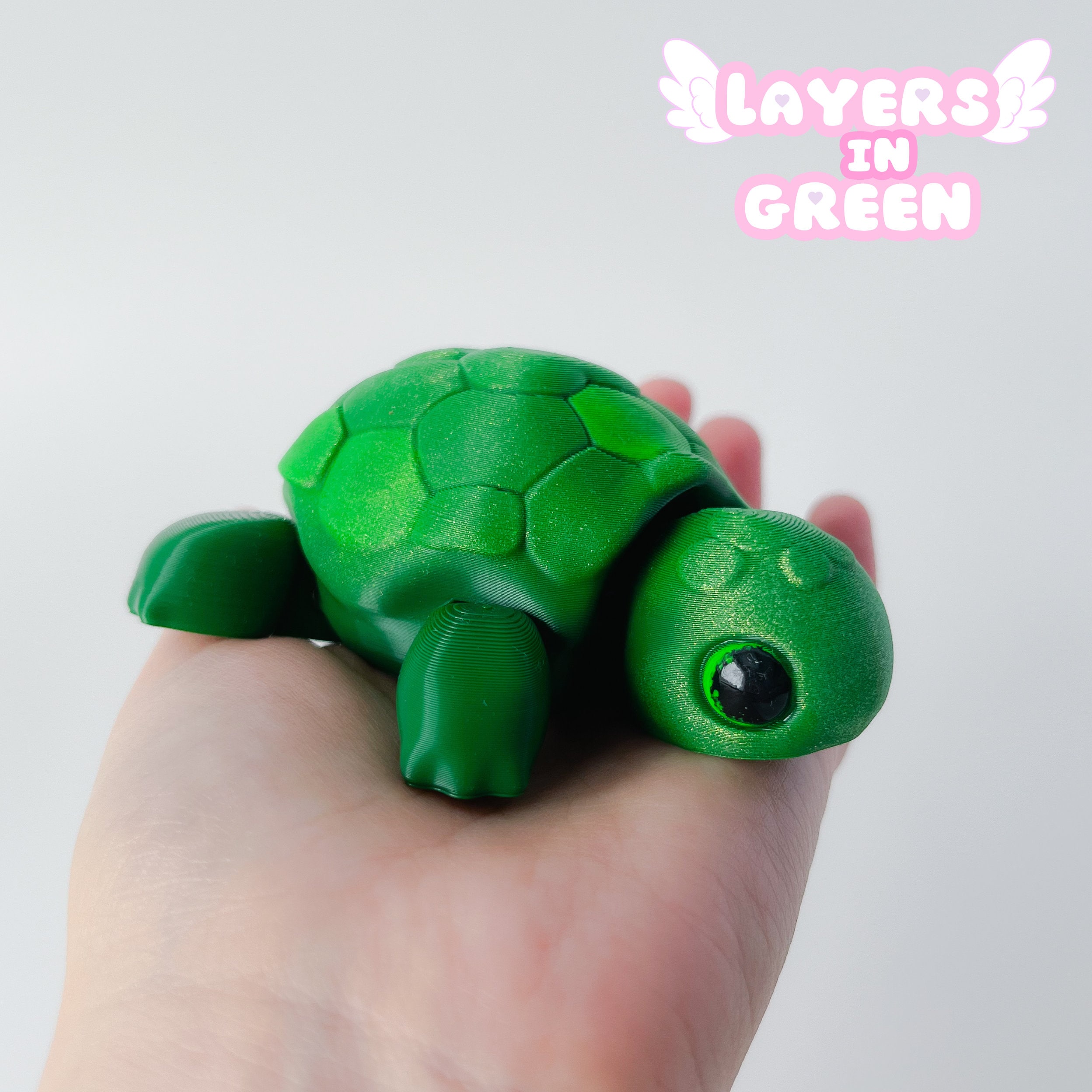 Turtle, .STL File for 3d Printing, Art Toy, Cute Pet Flexi, Print-in ...