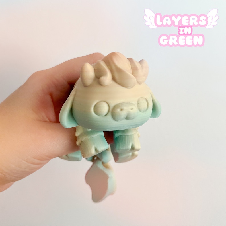 Cute Cow, .STL File for 3d Printing, Articulated, Cute Pet Flexi, Print ...