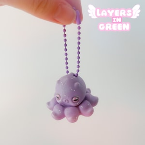 Octopus, Fidget Spinner, STL for 3d Printing, STL Bundle, Keychain ...