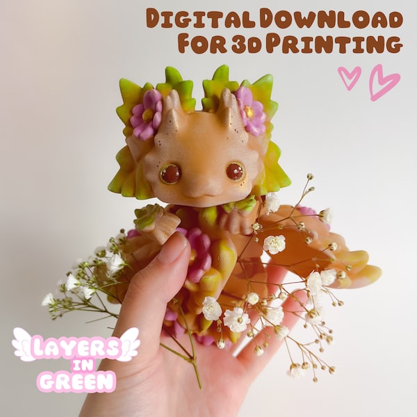 Axolotl Dragon Print File - Etsy