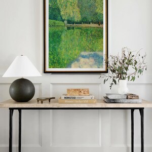 Gustav Klimt Print Summer Garden Park Vintage Landscape Rustic Country ...