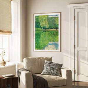 Gustav Klimt Print Summer Garden Park Vintage Landscape Rustic Country ...
