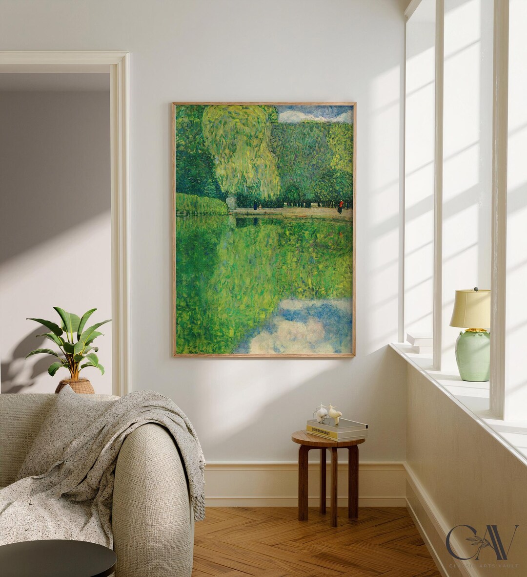 Gustav Klimt Print Summer Garden Park Vintage Landscape Rustic Country ...