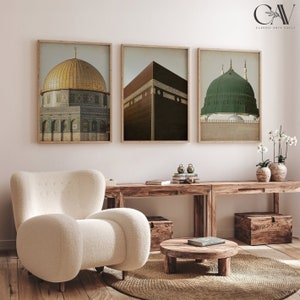 Mosque Art Print, Islamic Wall Art Muslim Poster Arabic Decor, Eid ...