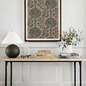 Kelmscott Tree - Russet, William Morris Print, Exhibition Poster ...