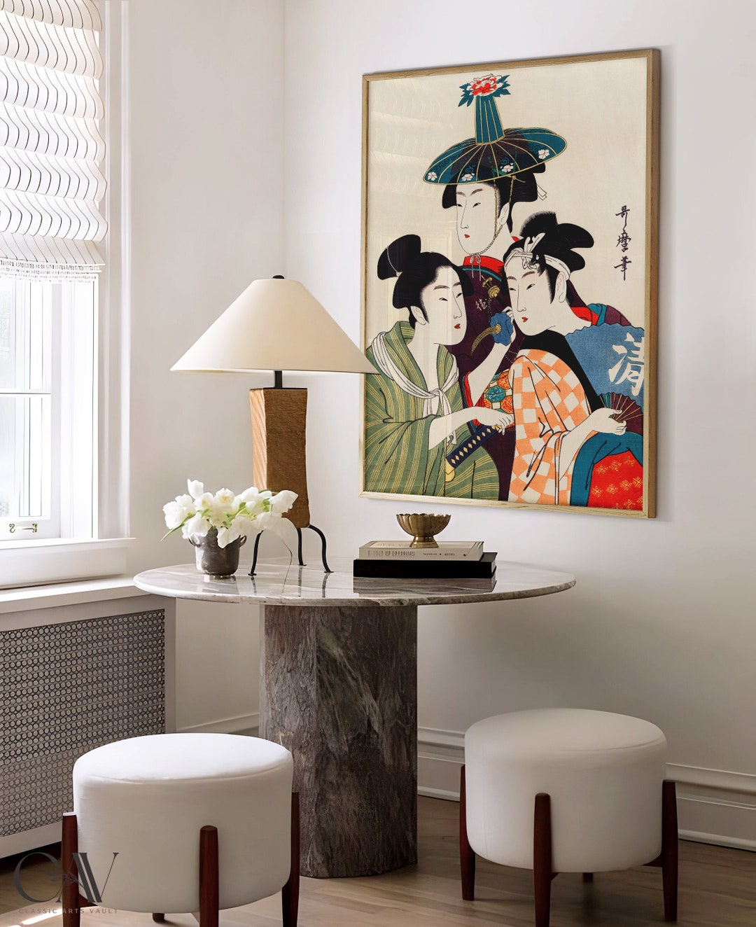 Utamaro Kitagawa Japanese Woodblock Art Print Ukiyo-e Poster Asian ...