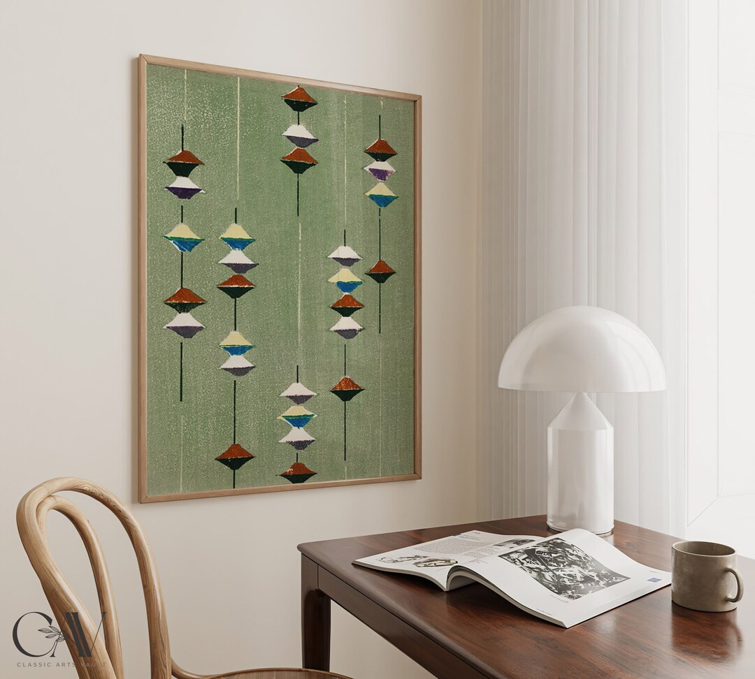 Textile Pattern Furuya Korin Japanese Woodblock Art Print Ukiyo-e ...