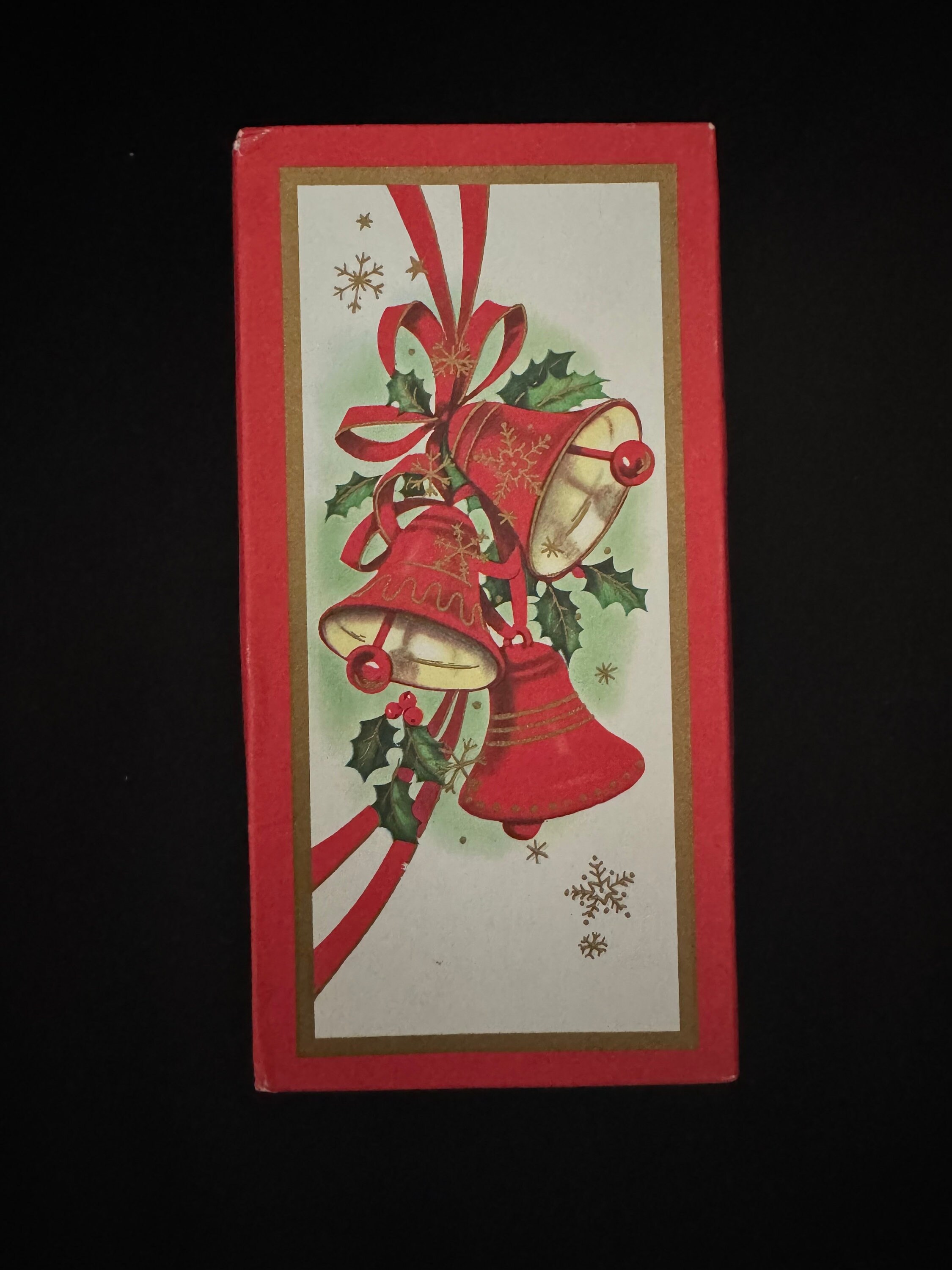 Vintage Christmas Box With Kitsch 1950s Gift Box With Christmas Kitsch ...