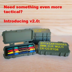 Tactical Crayon Case - Etsy