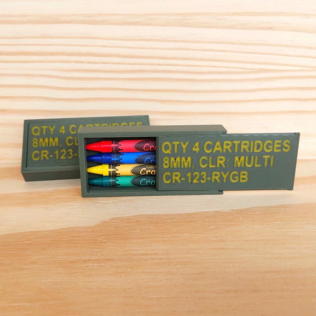 Tactical Crayon Case - Etsy