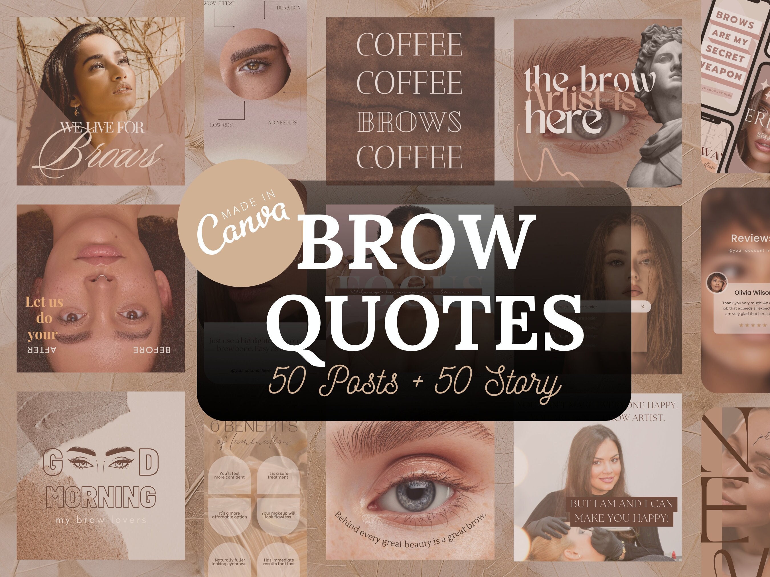 100 Quotes Brow Business / Luxury Brow Lamination / Brow Powder ...